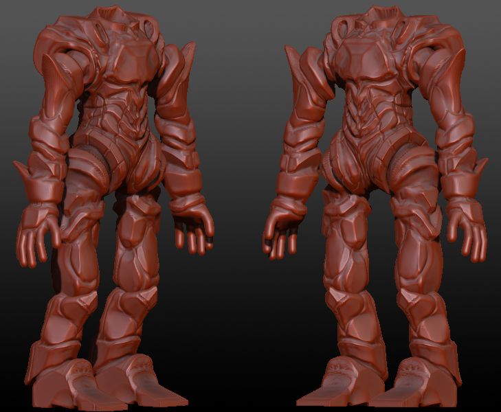 Student WIP First Attempt Ever at Zbrush Hard Surface — polycount